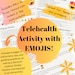 Talking About Feelings Using Emojis (telehealth Therapy Activity ...