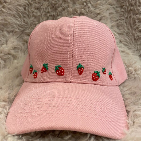 Strawberry Hat - Etsy