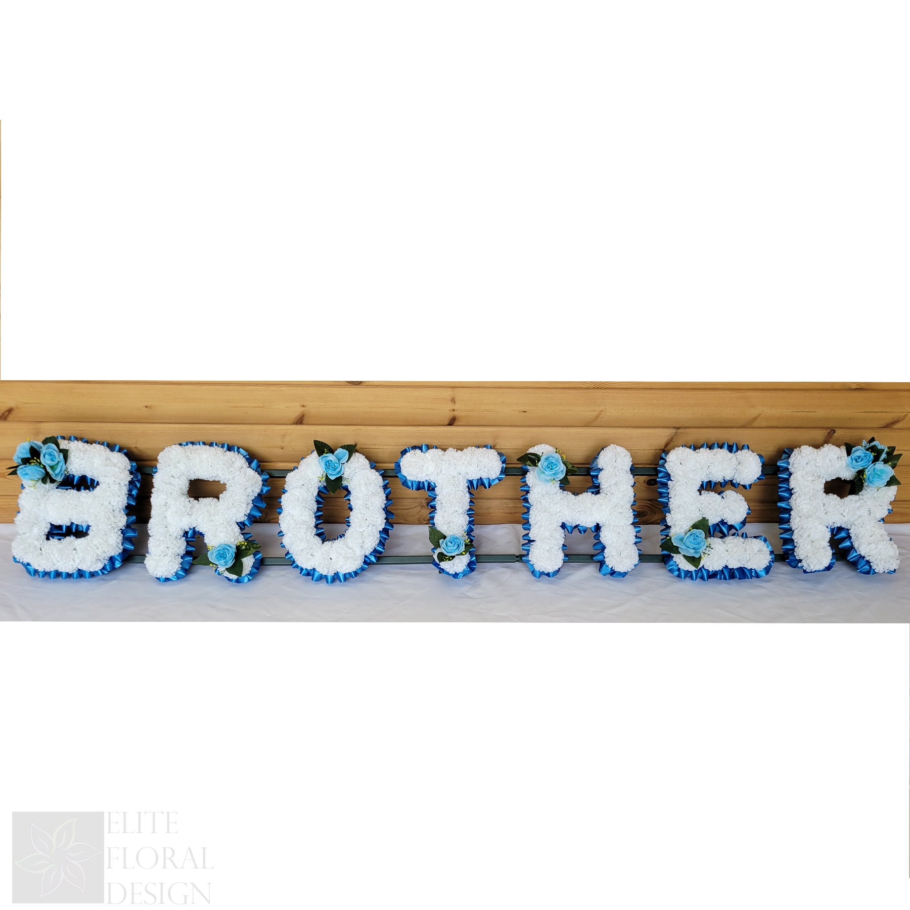 BROTHER Funeral Flowers Artificial Tribute Wreath Silk Grave - Etsy UK