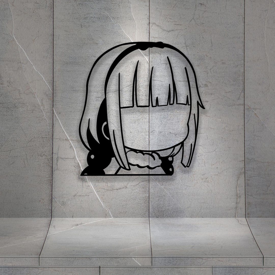 Metal Wall Decoration Art Cartoon Anime - Etsy