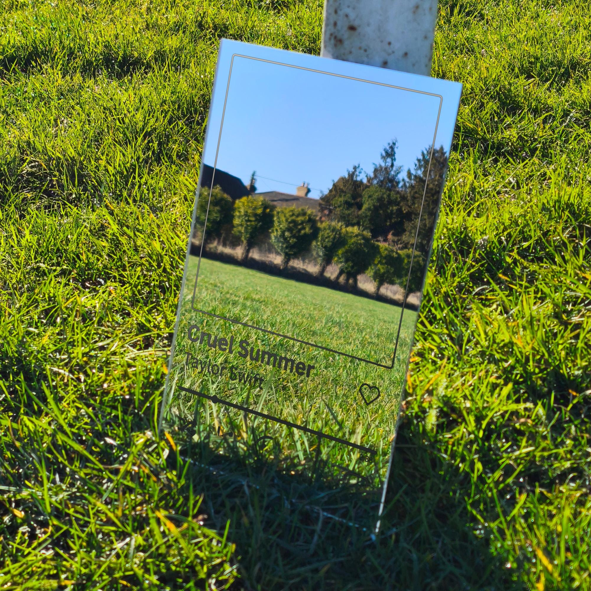 Acrylic Mirror Spotify Album Cover Song Plaque, Music Photo Name ...