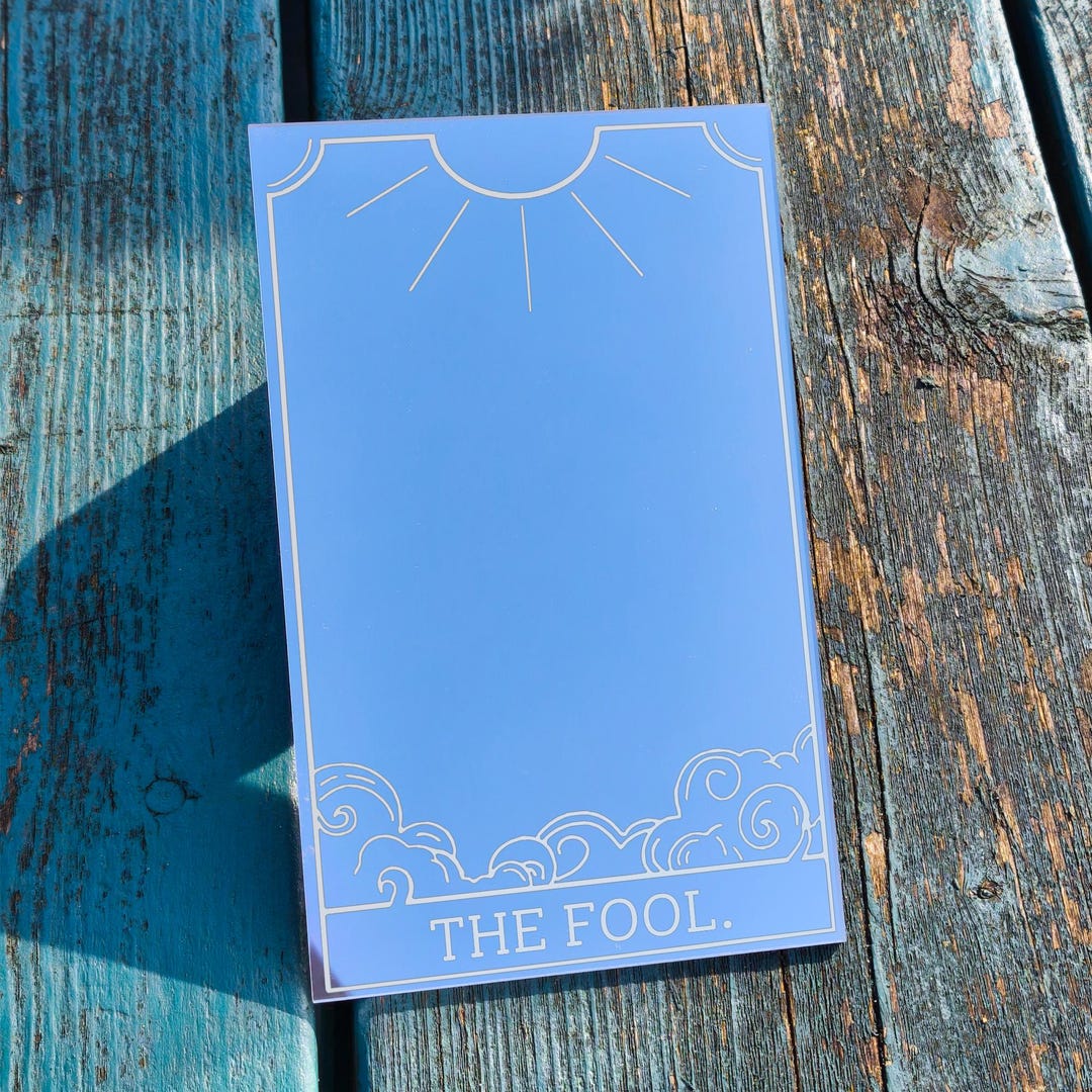 Tarot Card Acrylic Mirror - Mystical Decor Wall Hanging, Laser Engraved ...