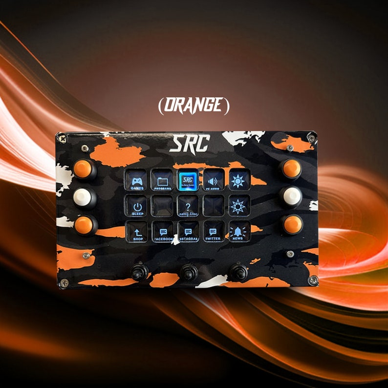 SRC 12 Function V3 Camo Button Box stream Deck Optional - Etsy