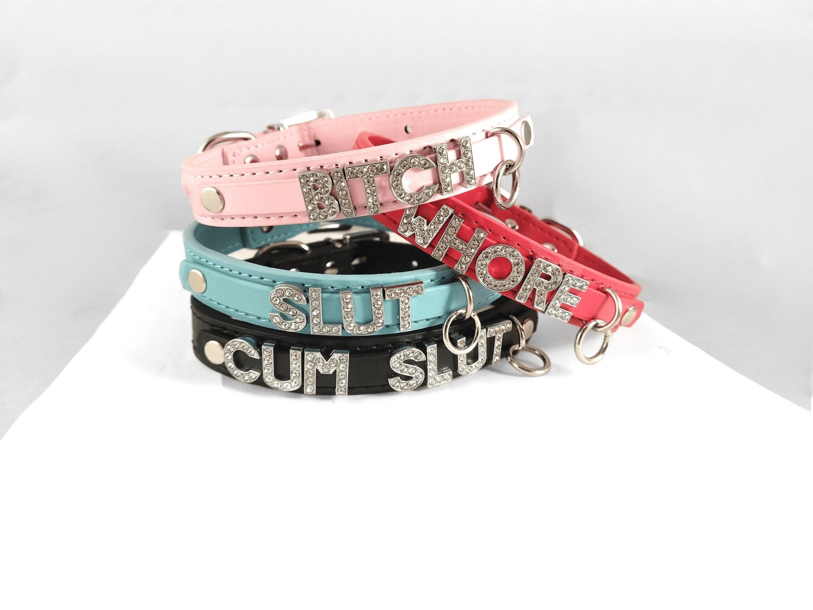 Custom Women Choker Collarname Choker Collarword Collar - Etsy