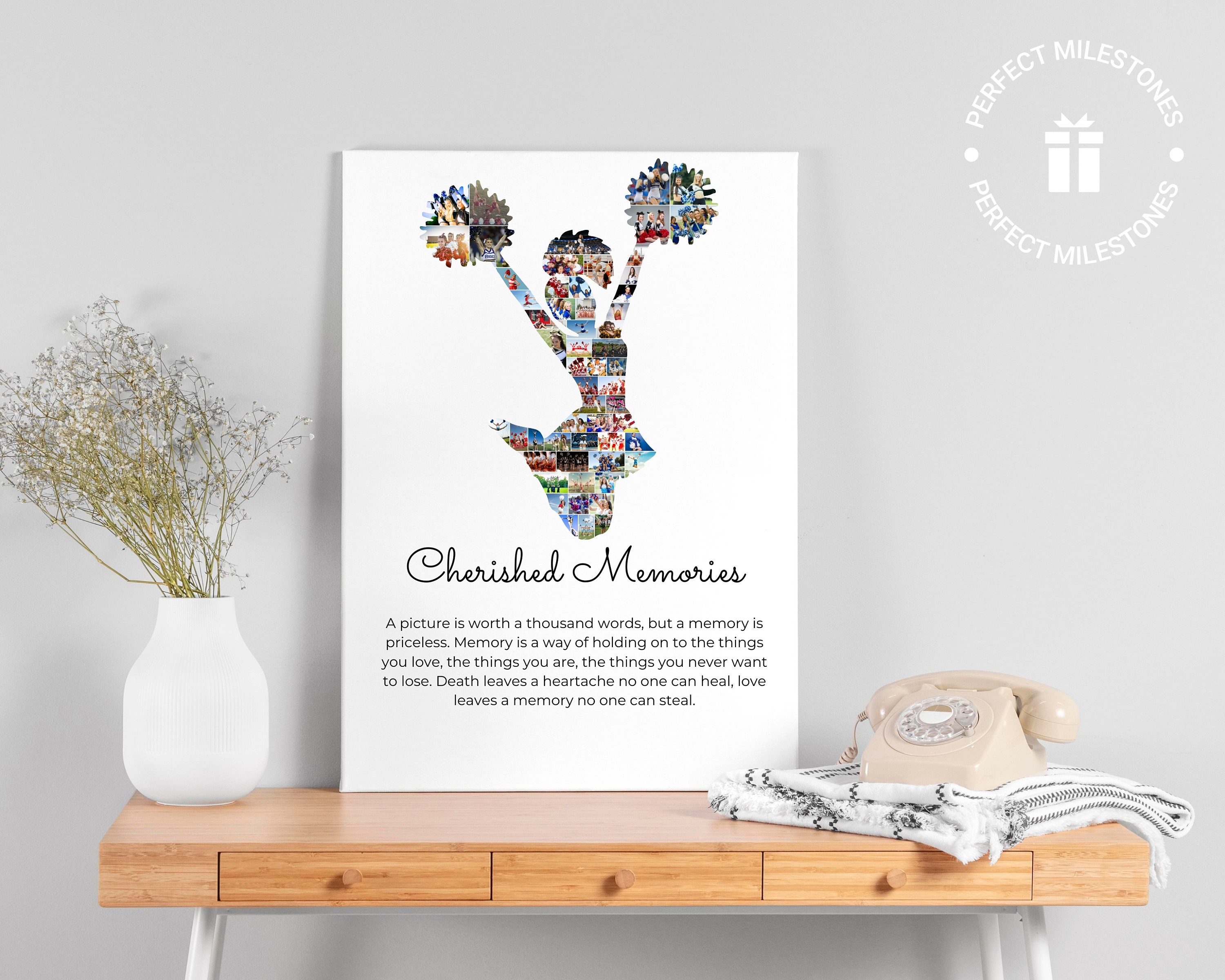 Cheerleading Gift Collage Cheerleading Coach Gift Cheerleader Collage ...