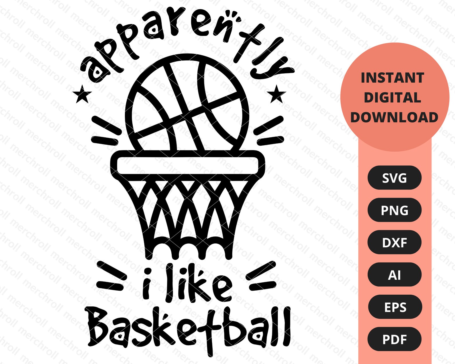 Apparently I Like Basketball | Baby Basketball SVG | Funny Baby Sport ...