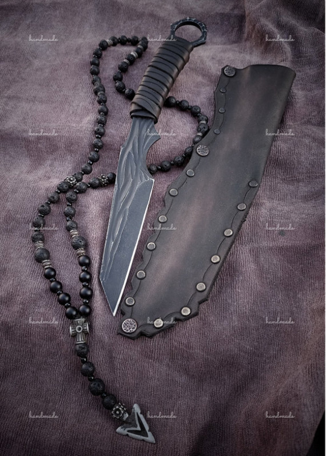 Hand Forged Viking Knife for Hunting Custom Handmade Medieval - Etsy
