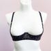 Quarter Cup Bra Plus Size See Through Bras Open Cupless Bra for Plus Size Shelf Bra Open With ...