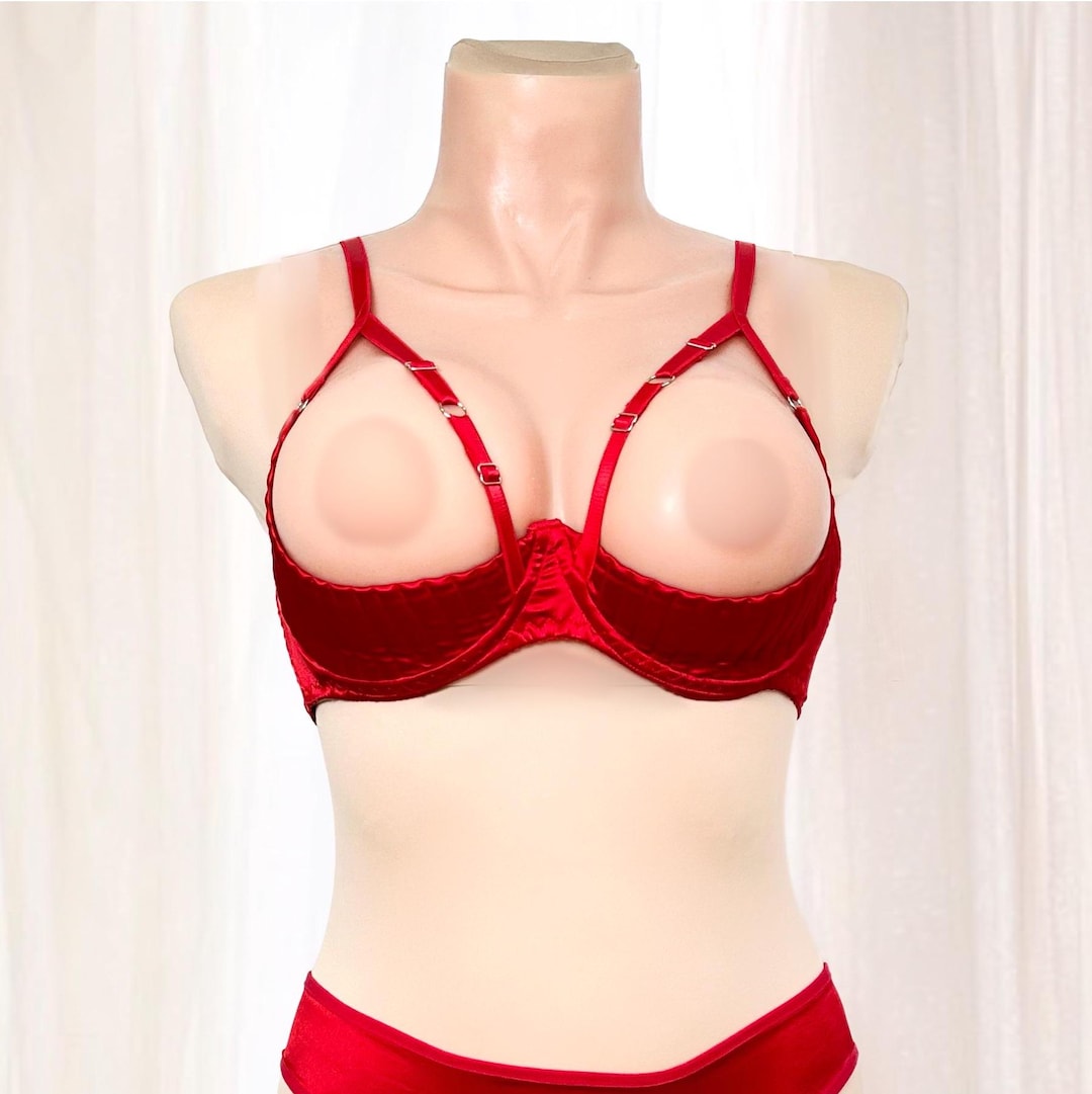 Handmade Cupless Shelf Bra: Open Lingerie, Plus Size Support - Etsy