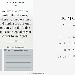 Creating Success on Your Terms: 2023 Motivational Calendar the Next 6 ...