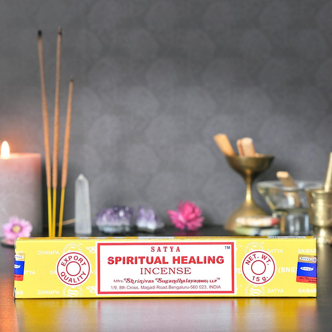 Satya Indian Spiritual Healing Incense | 15g Ayurvedic Sticks | Harmony ...