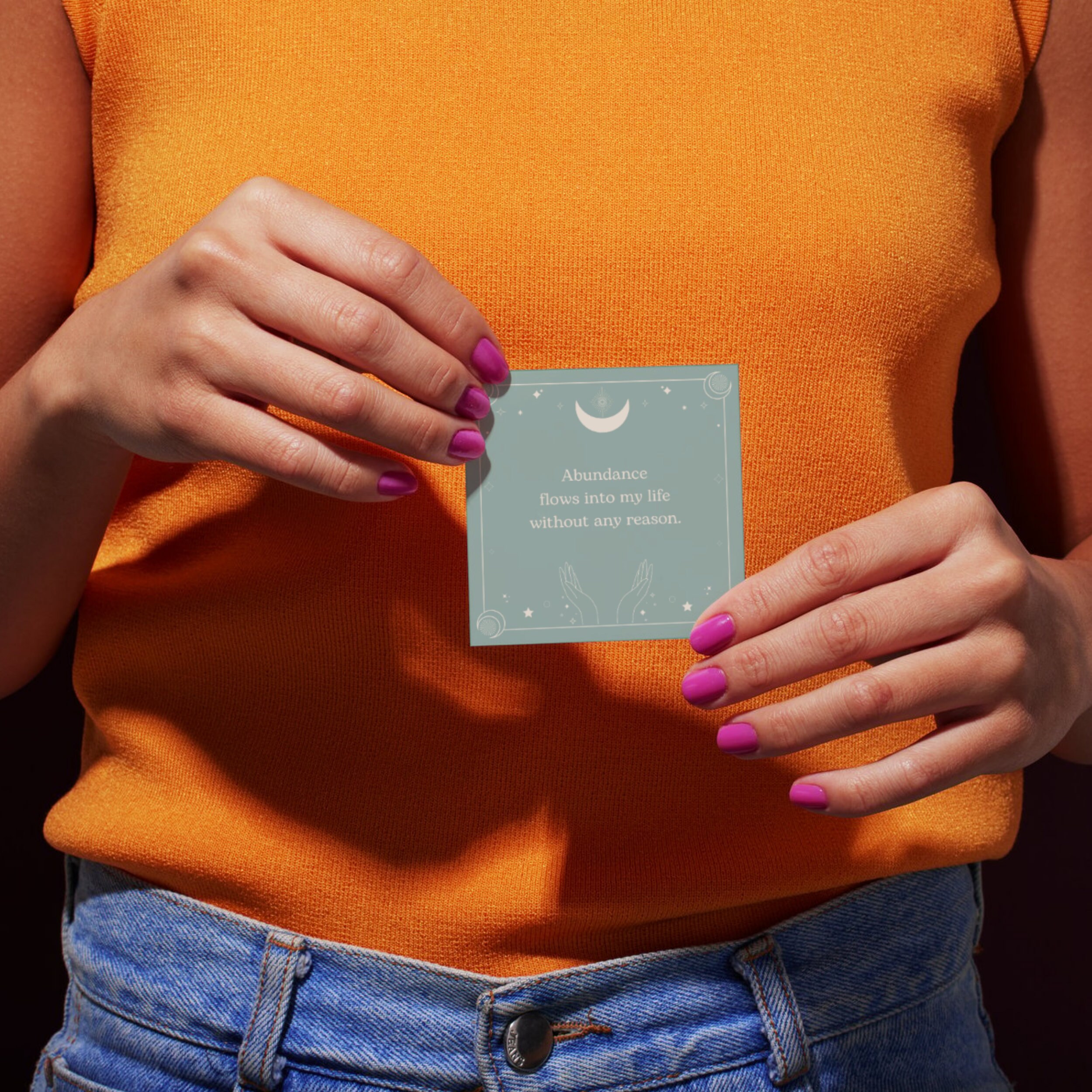 60 Affirmation Station Cards, Money Deck, Manifestation Flash Cards ...