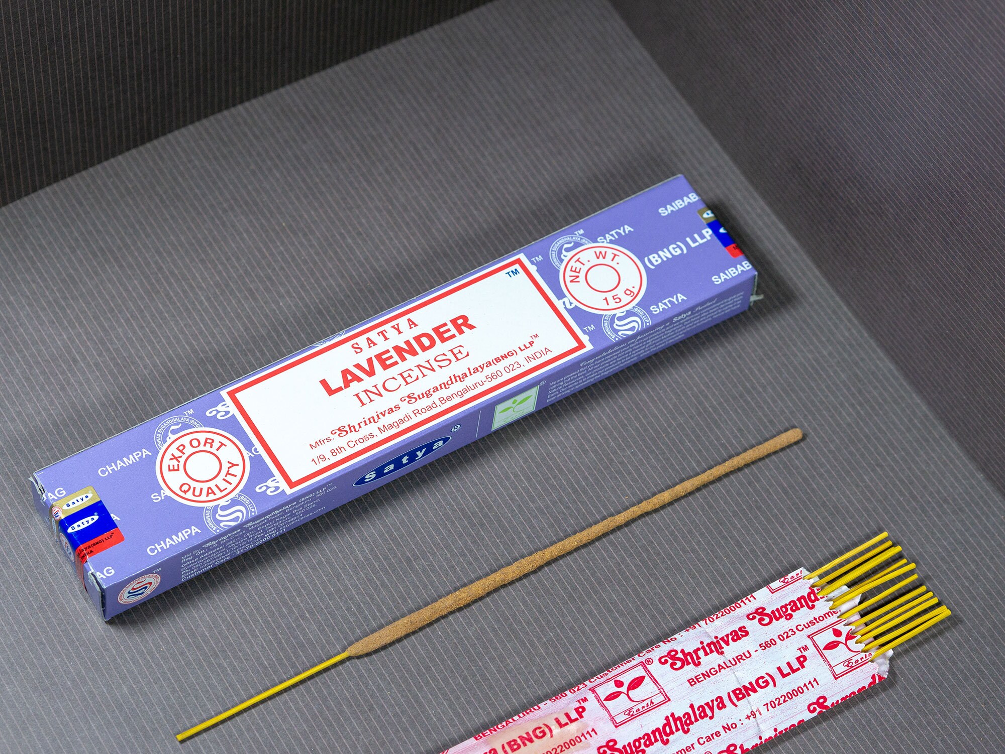 Satya Indian Incense, Lavender, 15 G Sticks, Incense for Relaxation ...