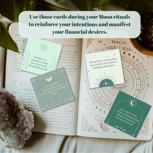 60 Affirmation Station Cards, Money Deck, Manifestation Flash Cards ...