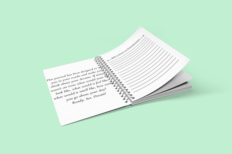 My Dream Journal, Printable, Instant Download - Etsy