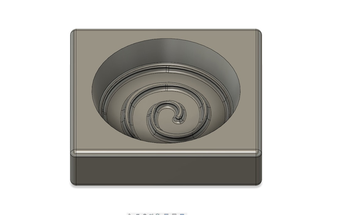 Swirl STL File - Etsy