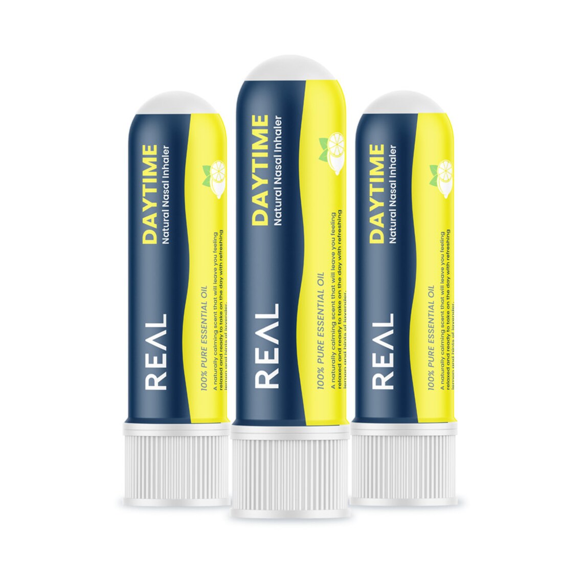 Real Aromatherapy Nasal Inhaler Stick for Stress Relief, With 100% Pure ...