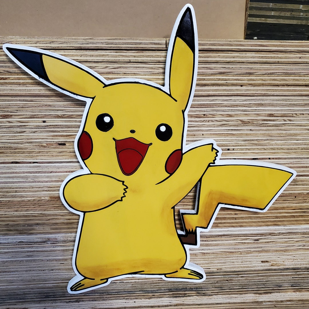 It's Pikachu Wall Sign Room Decor - Etsy