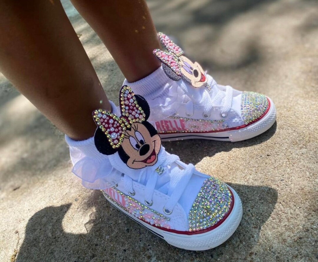Toddler Girl Bling Shoes Mouse Theme Bling Shoes Toddler Bling Birthday ...