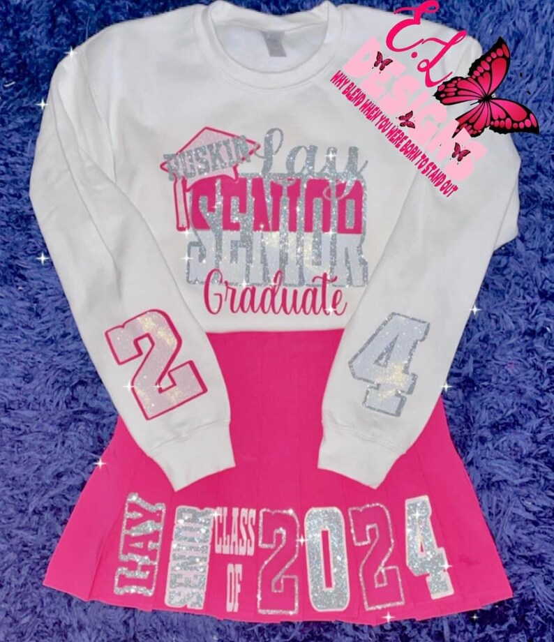 Senior Pleaded Skirt Graduation Set/ Prek Graduate Pleaded Skirt ...