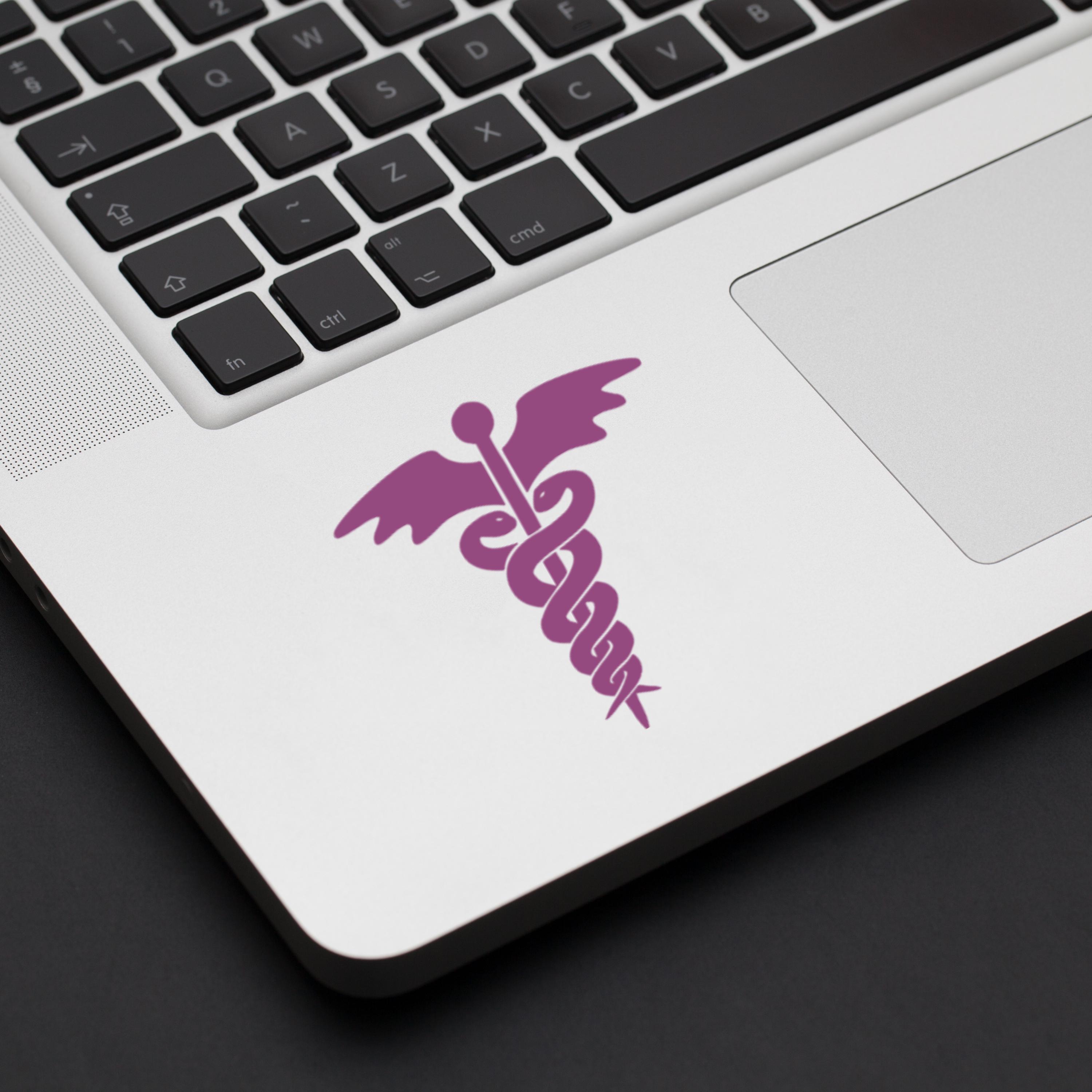 Caduceus Vinyl Decal: Medical Symbol for Laptop, Car, and More - Etsy