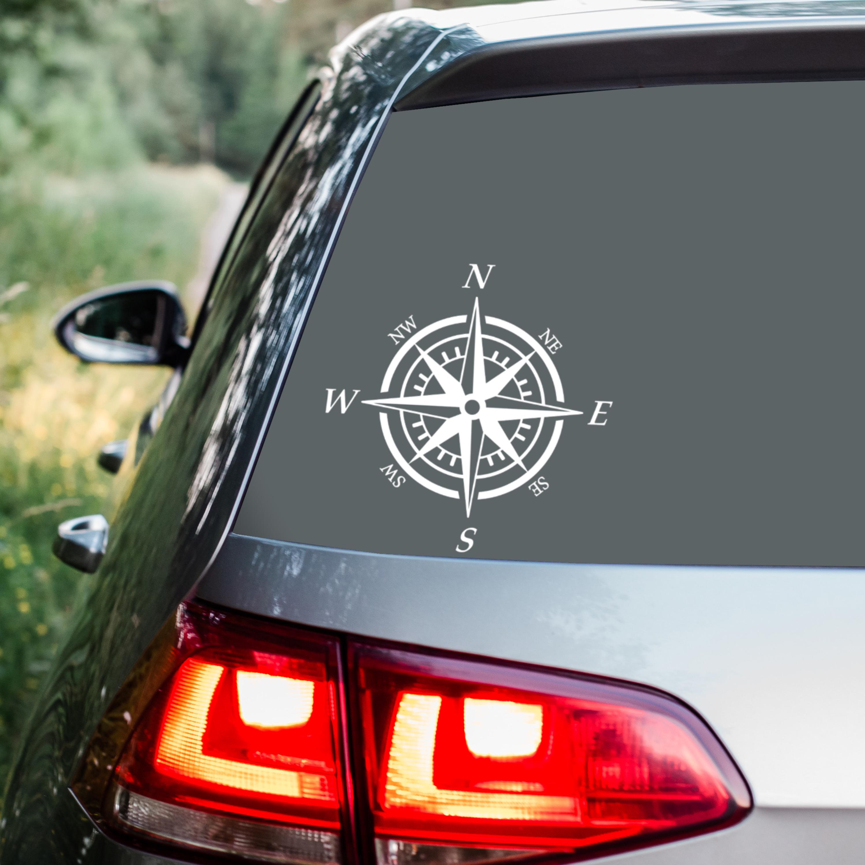 Compass Rose Decal – Nautical Vinyl Sticker for Cars, Laptops, Rvs - Etsy