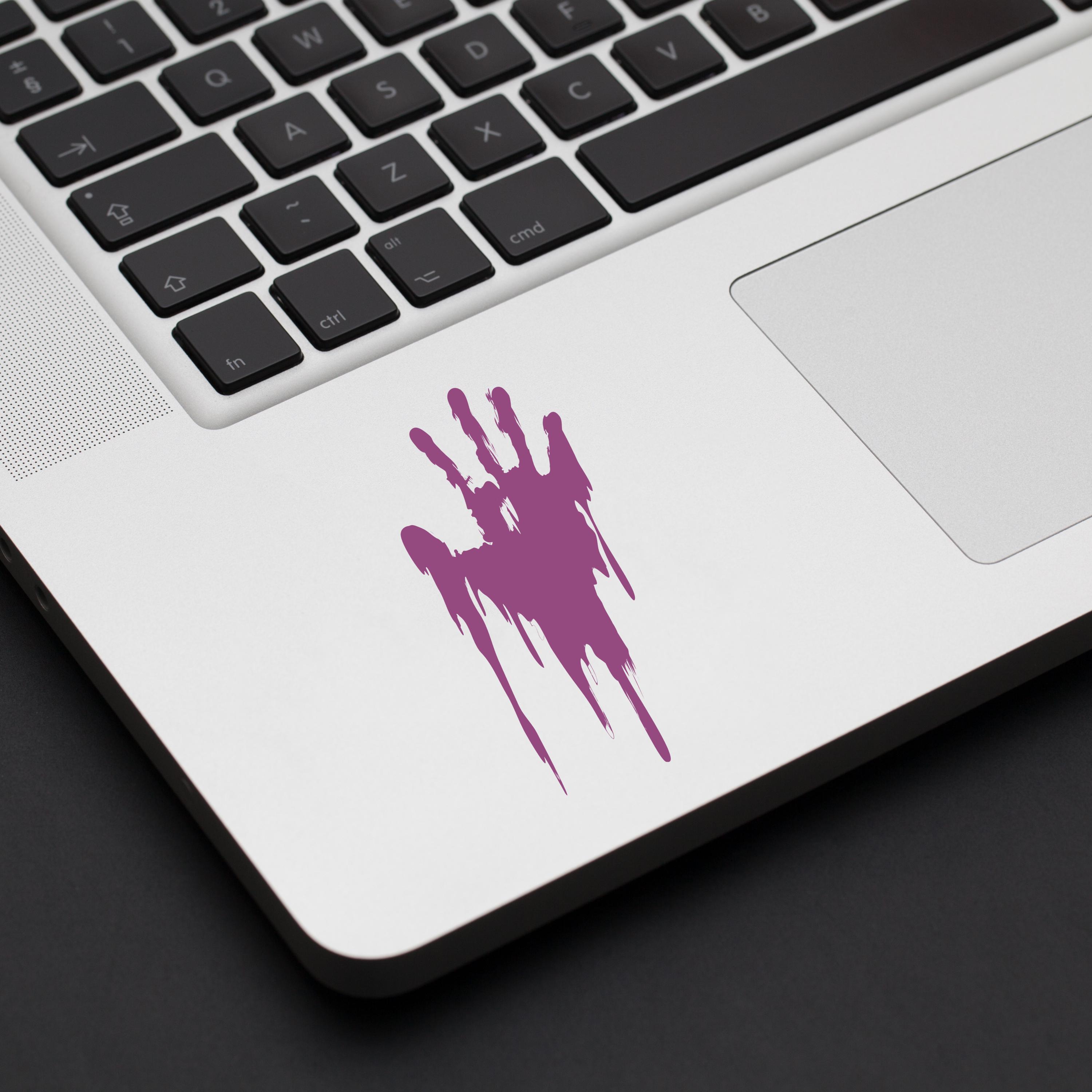 Dripping Handprint Vinyl Decal – Horror Halloween Window Decor - Etsy