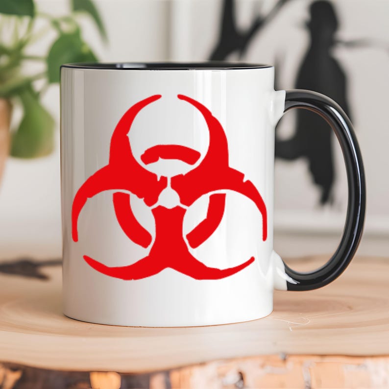 Biohazard Vinyl Decal - Laptop, Car, Water Bottle Decals - Etsy