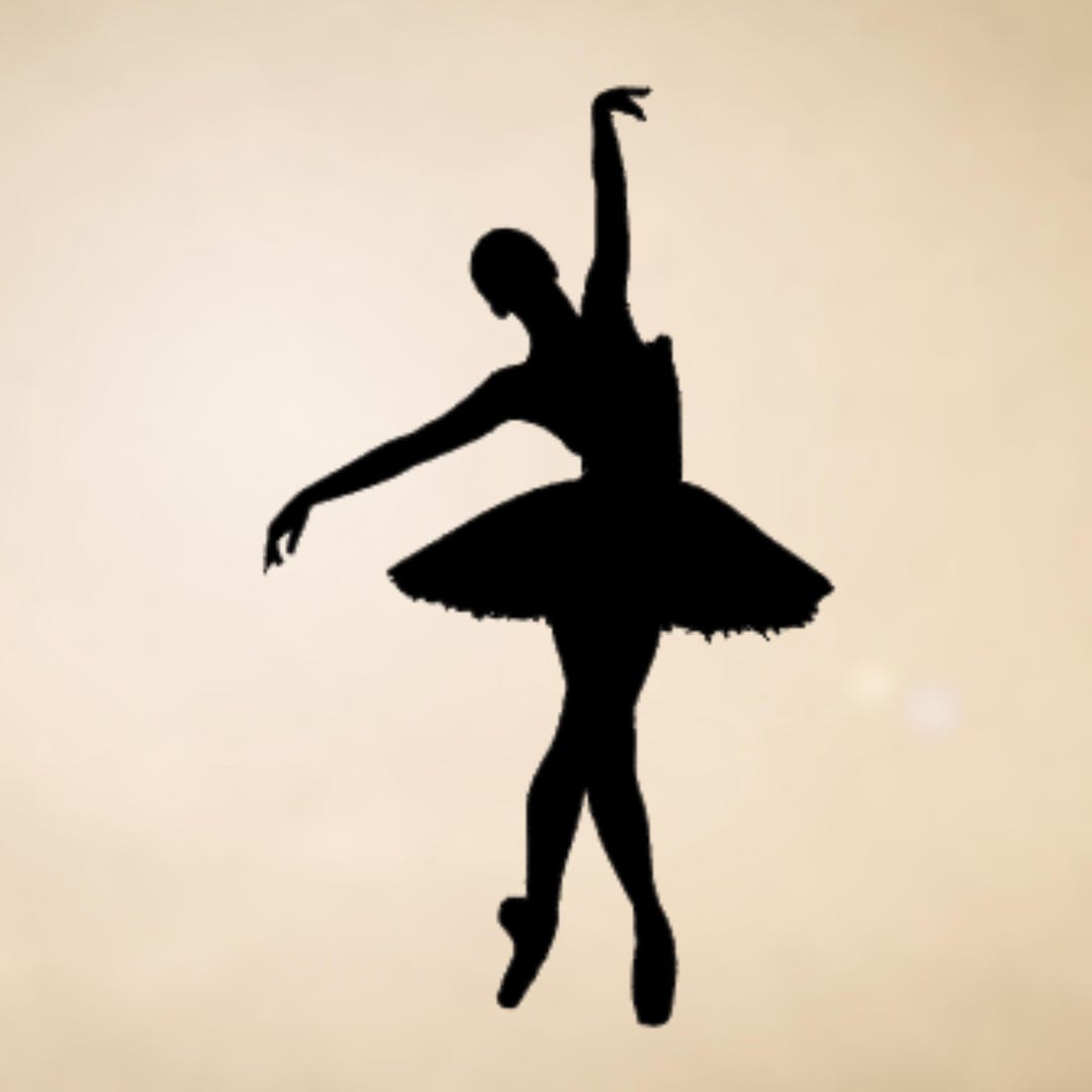 Beautiful Ballerina Vinyl Decal, Decal for Car Windows, Laptop, Phone ...