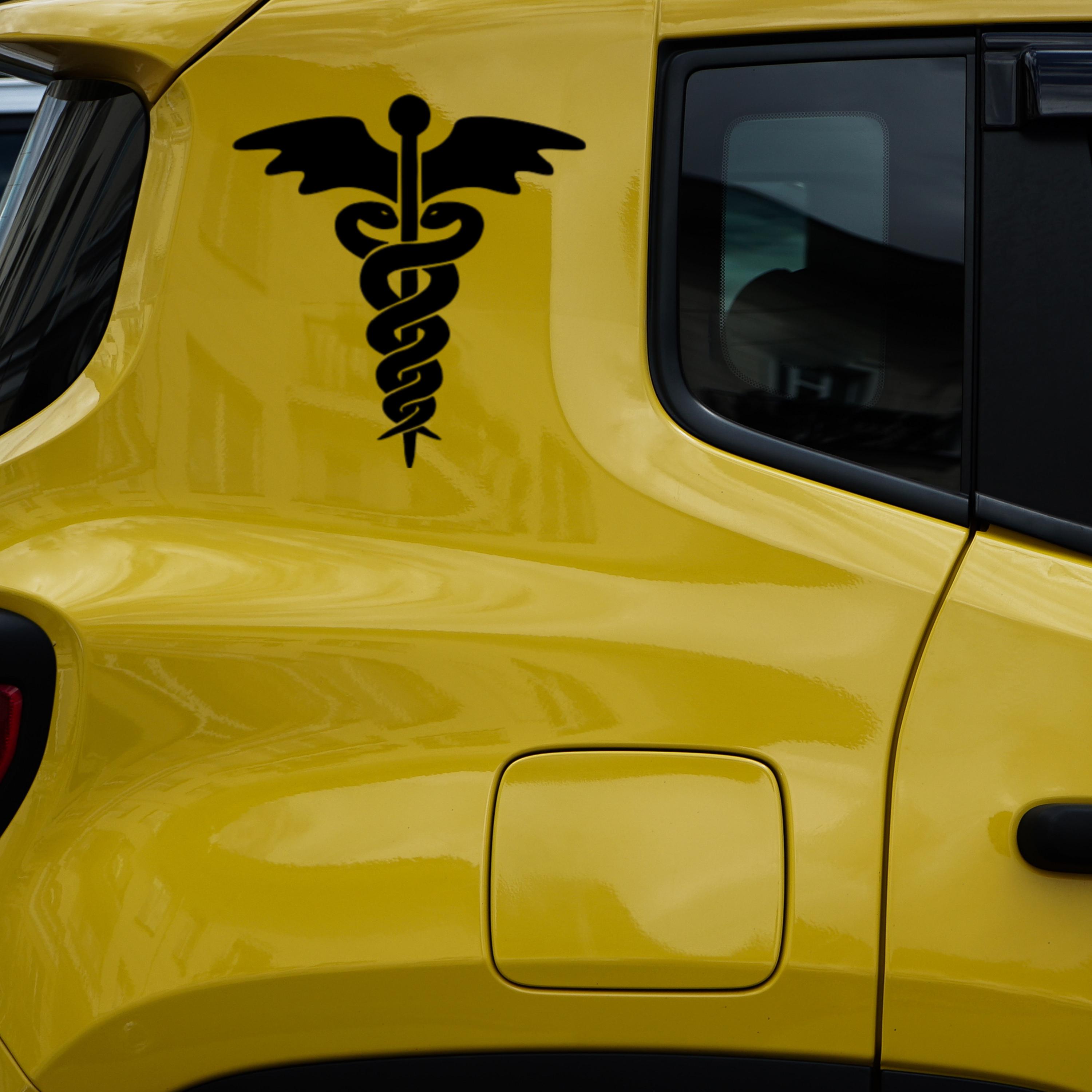 Caduceus Vinyl Decal: Medical Symbol for Laptop, Car, and More - Etsy