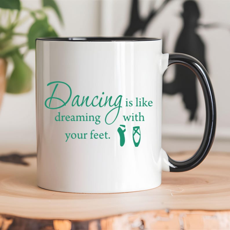 Ballet Quote Vinyl Decal: Elegant Dance Shoes - Laptop, Car, Water ...