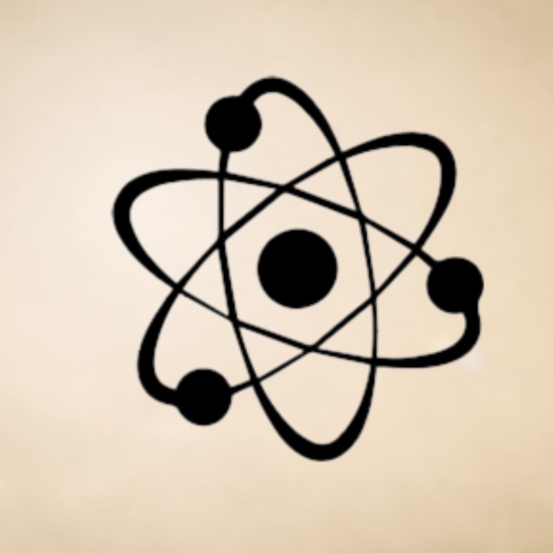 Abstract Atom Vinyl Decal: Science Car, Laptop, and Wall Art - Etsy