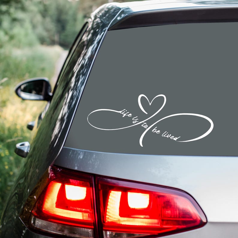 Life is to Be Lived Decal – Inspirational Vinyl Sticker - Etsy