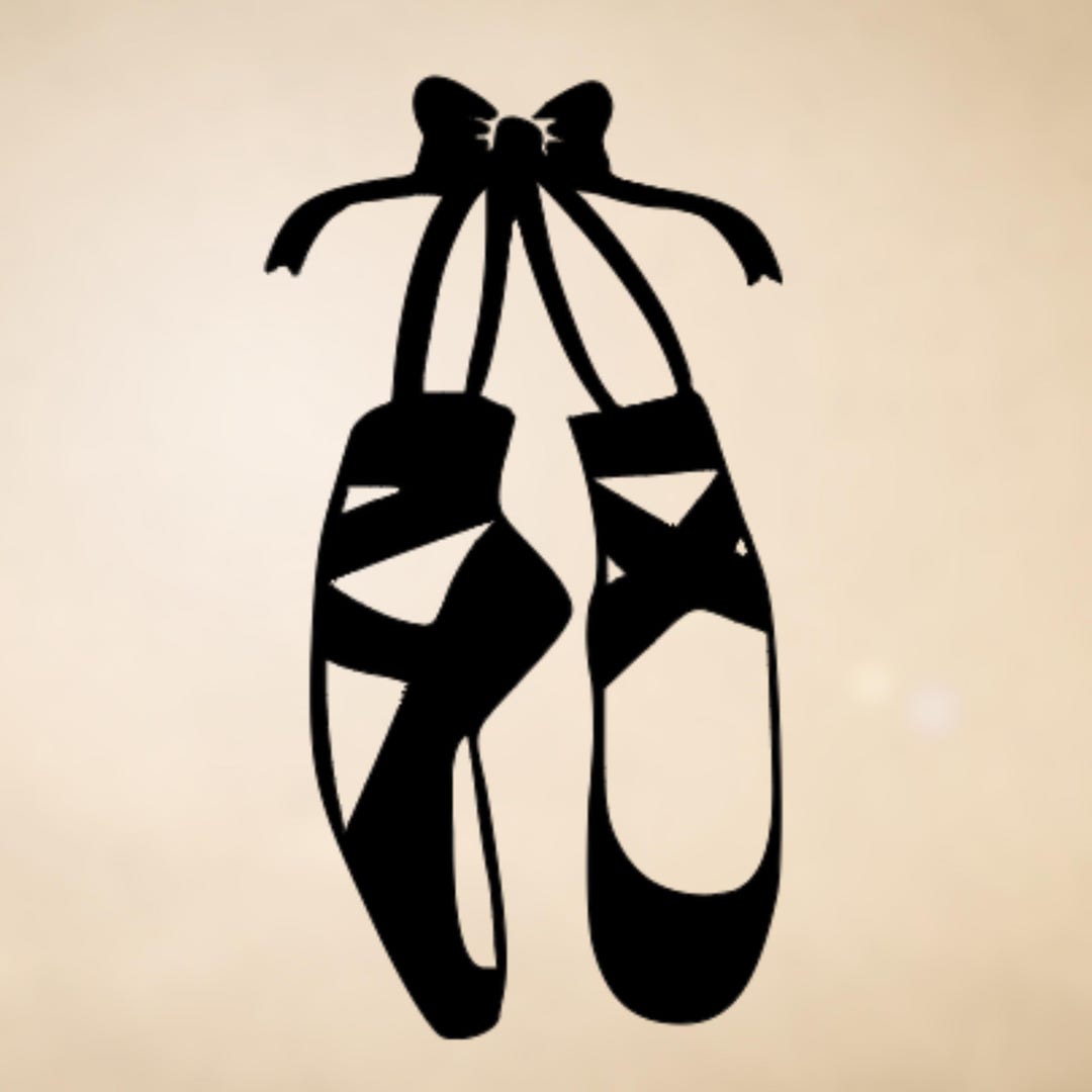Ballet Slippers Vinyl Decal: Car, Laptop, Water Bottle Sticker - Etsy