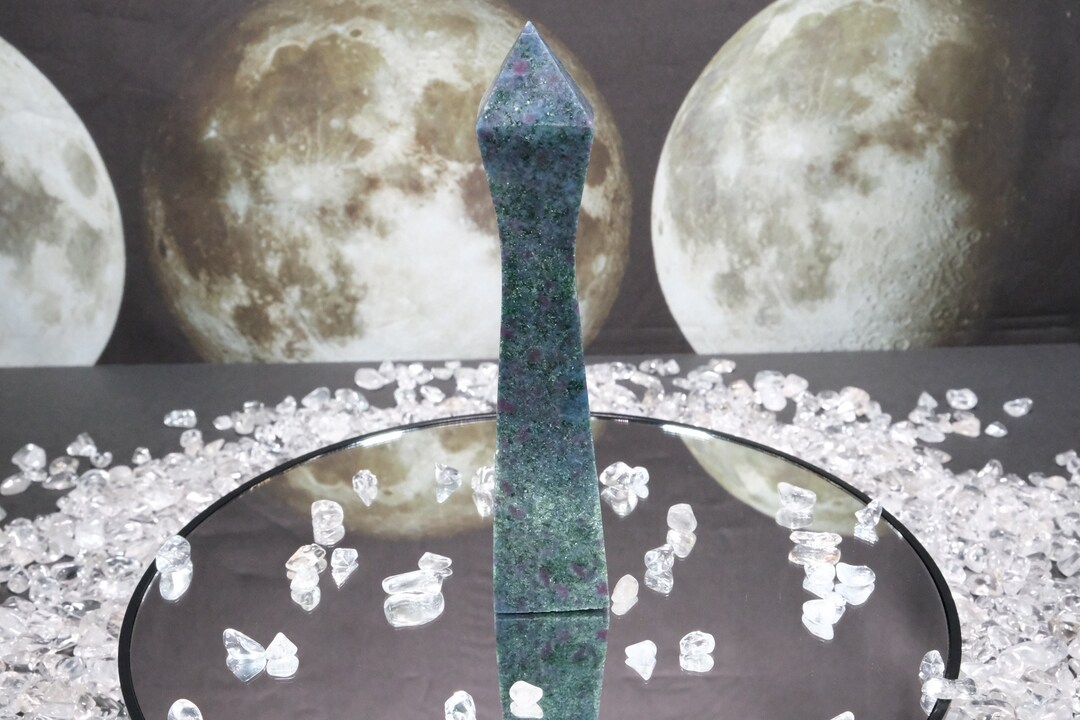 Ruby Kyanite Tower Balance Emotions, Focus, Concentrate, Positivity ...