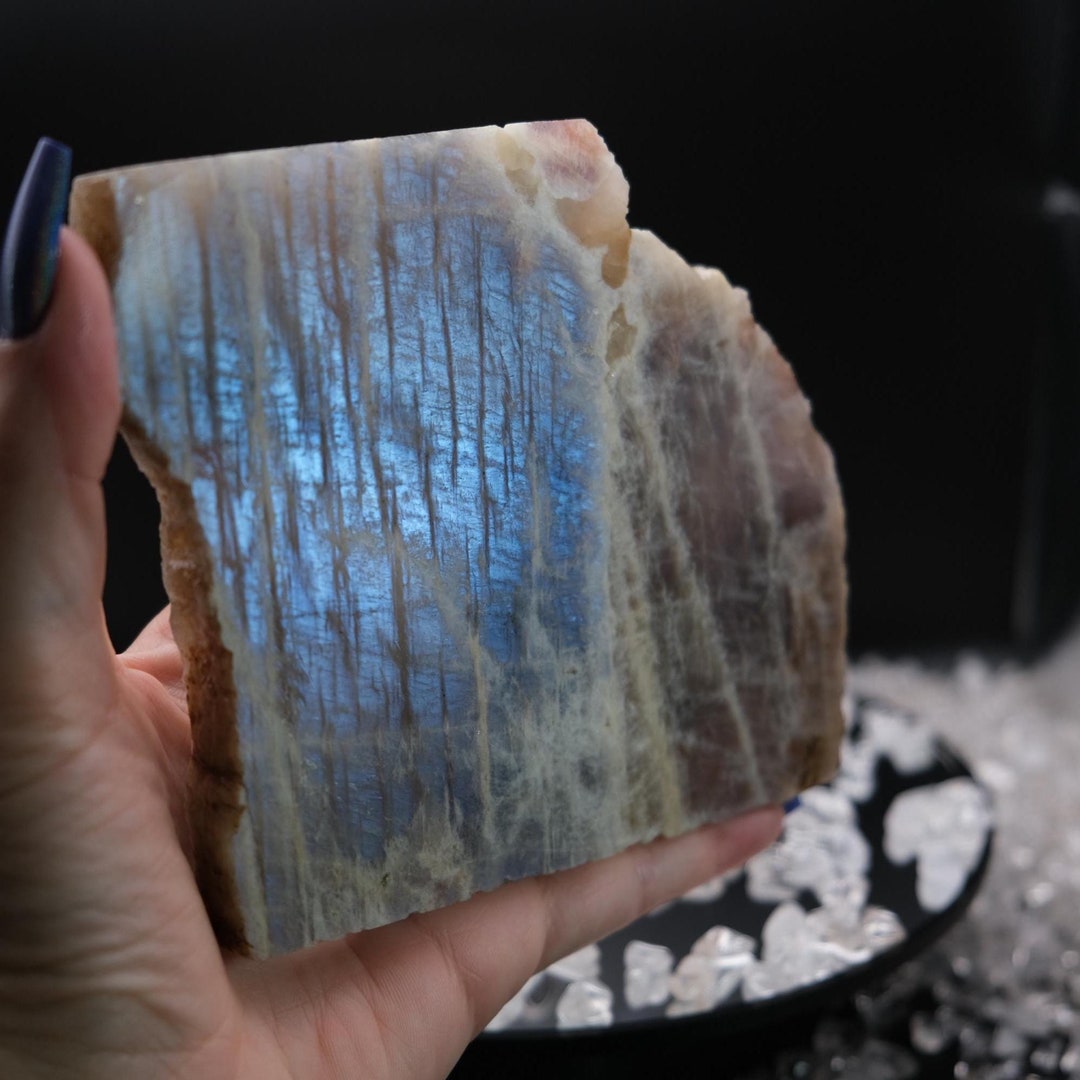 Moonstone Slab *stand Not Included* - Etsy