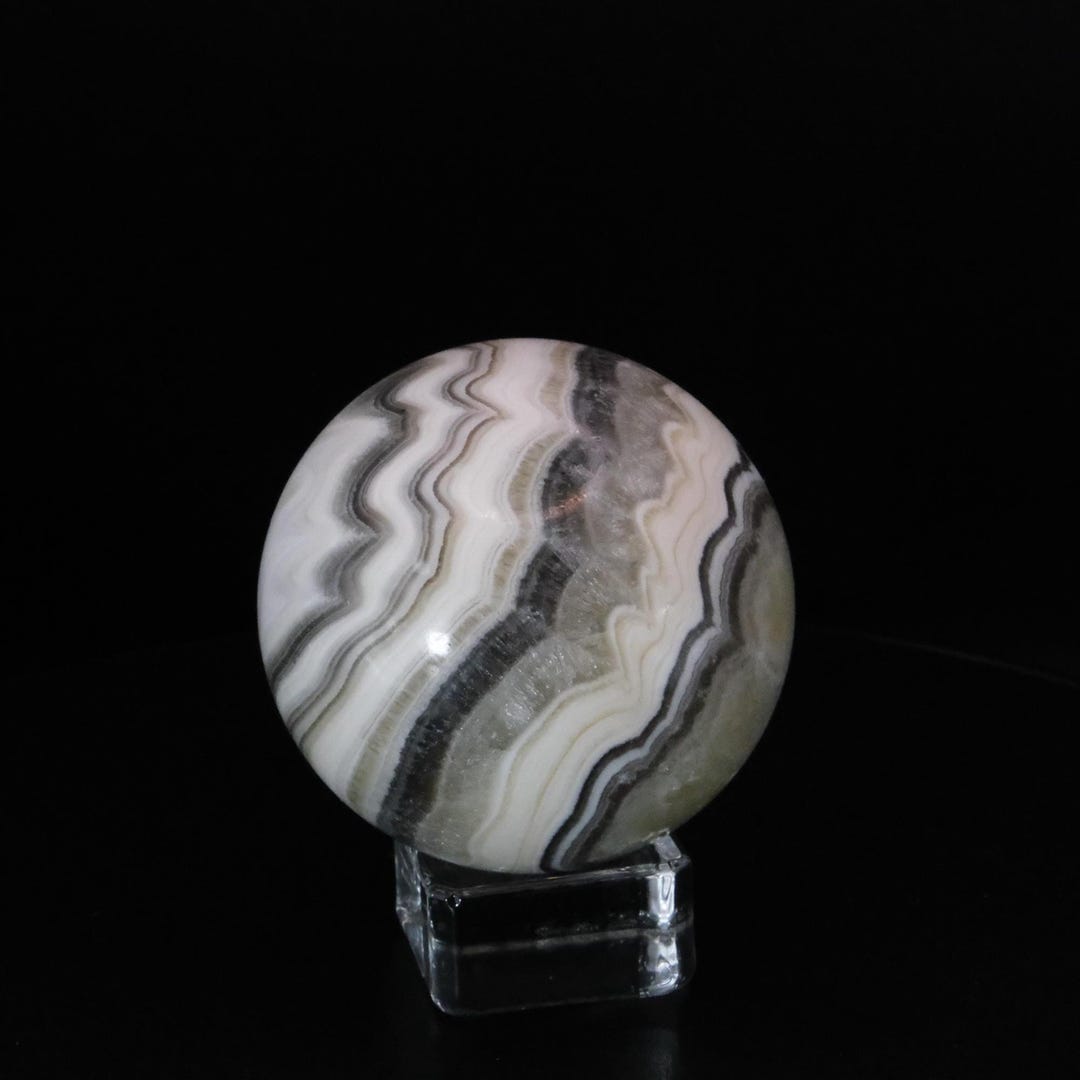 Calcite Banded Sphere - Etsy