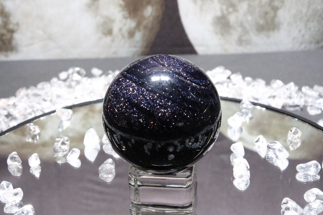 Blue Sandstone Sphere - Etsy