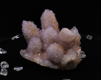 Spirit Quartz Point Purple Spirit Quartz Crystal Cluster Raw Mineral ...