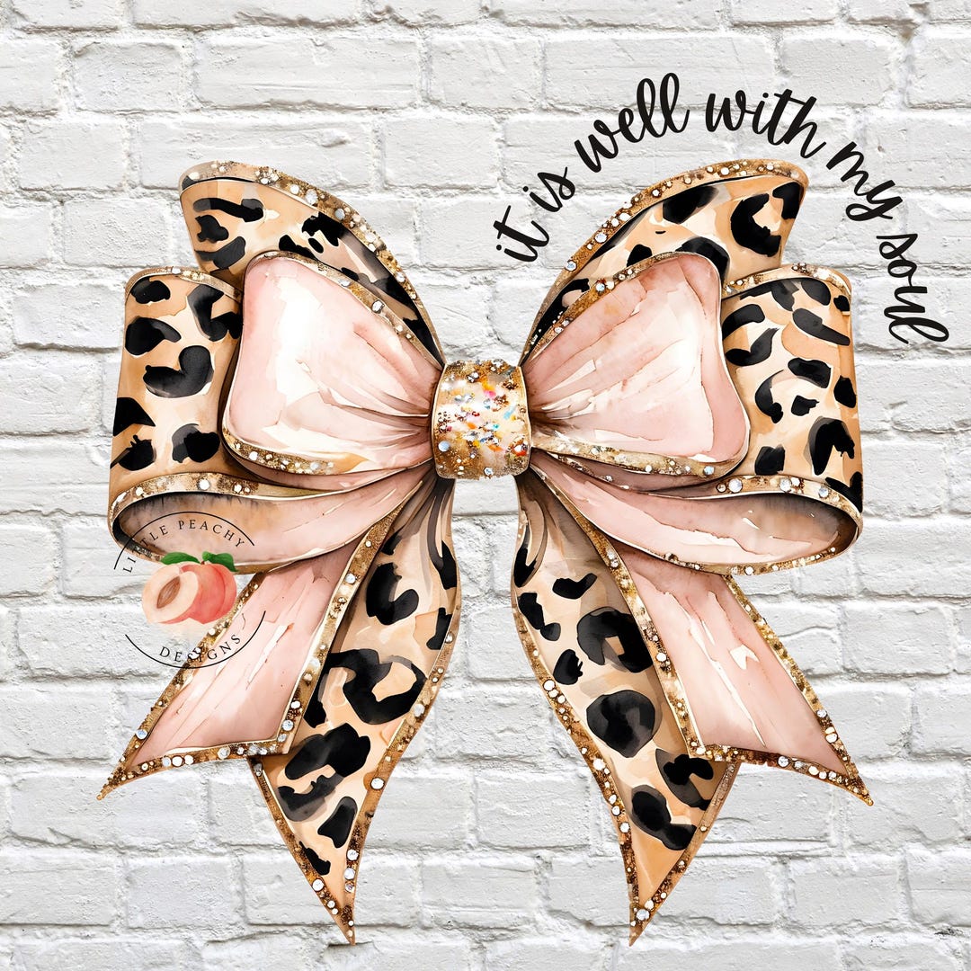 It is Well With My Soul, Coquette Bow, Cute, Popular PNG - Etsy