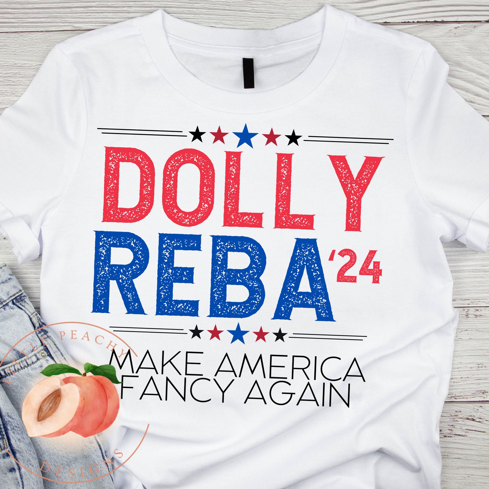 Make America Fancy Again PNG, Dolly and Reba for President Digital ...