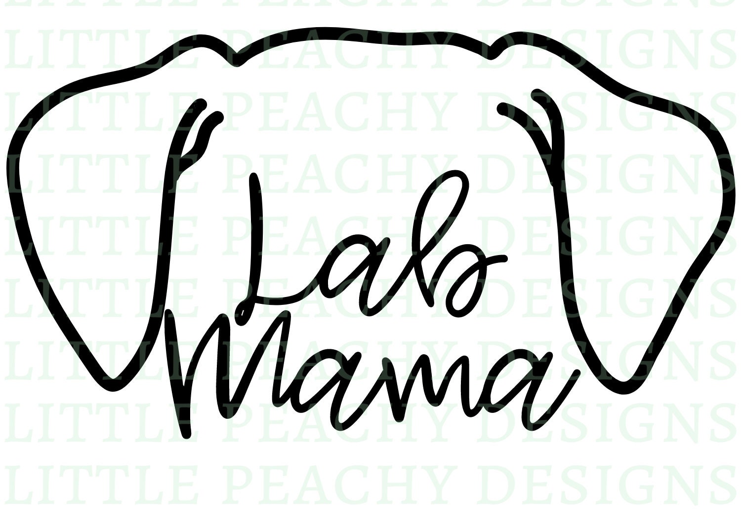 Lab Mama PNG, SVG, Digital Download - Etsy