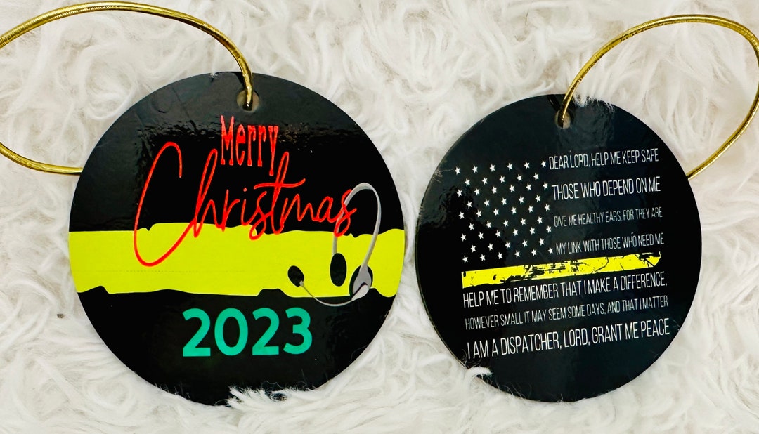 Dispatcher Christmas Ornament 2024. Dispatcher Xmas Gift. Dispatcher ...