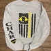 Dispatcher Long Sleeve T-shirt (headset/flag Back) Dispatcher Gift,l ...