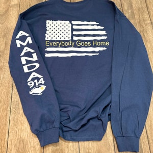 911 Police Dispatcher Personalized Shirt- Everybody Goes Home T-shirt ...