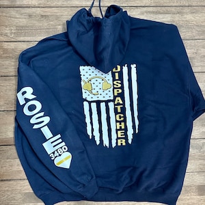 Dispatcher Hoodie Personalized Sleeve-everybody Goes Home Hoodie- 911 ...