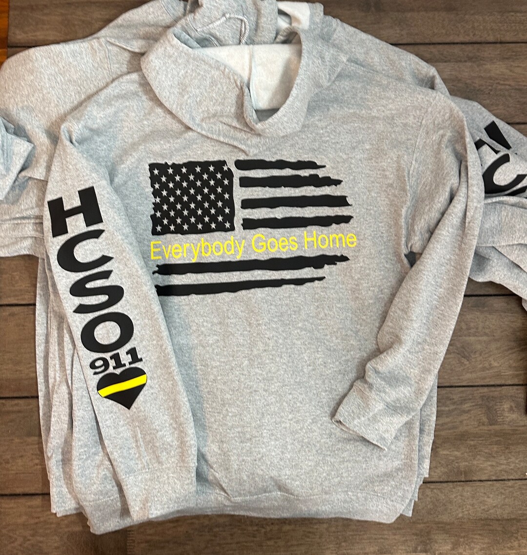 Dispatcher Hoodie Personalized Sleeve-everybody Goes Home Hoodie- 911 ...