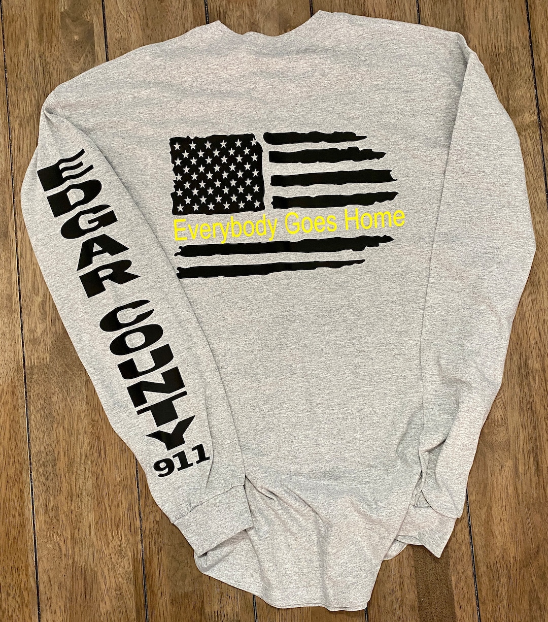 911 Police Dispatcher Personalized Shirt- Everybody Goes Home T-shirt ...