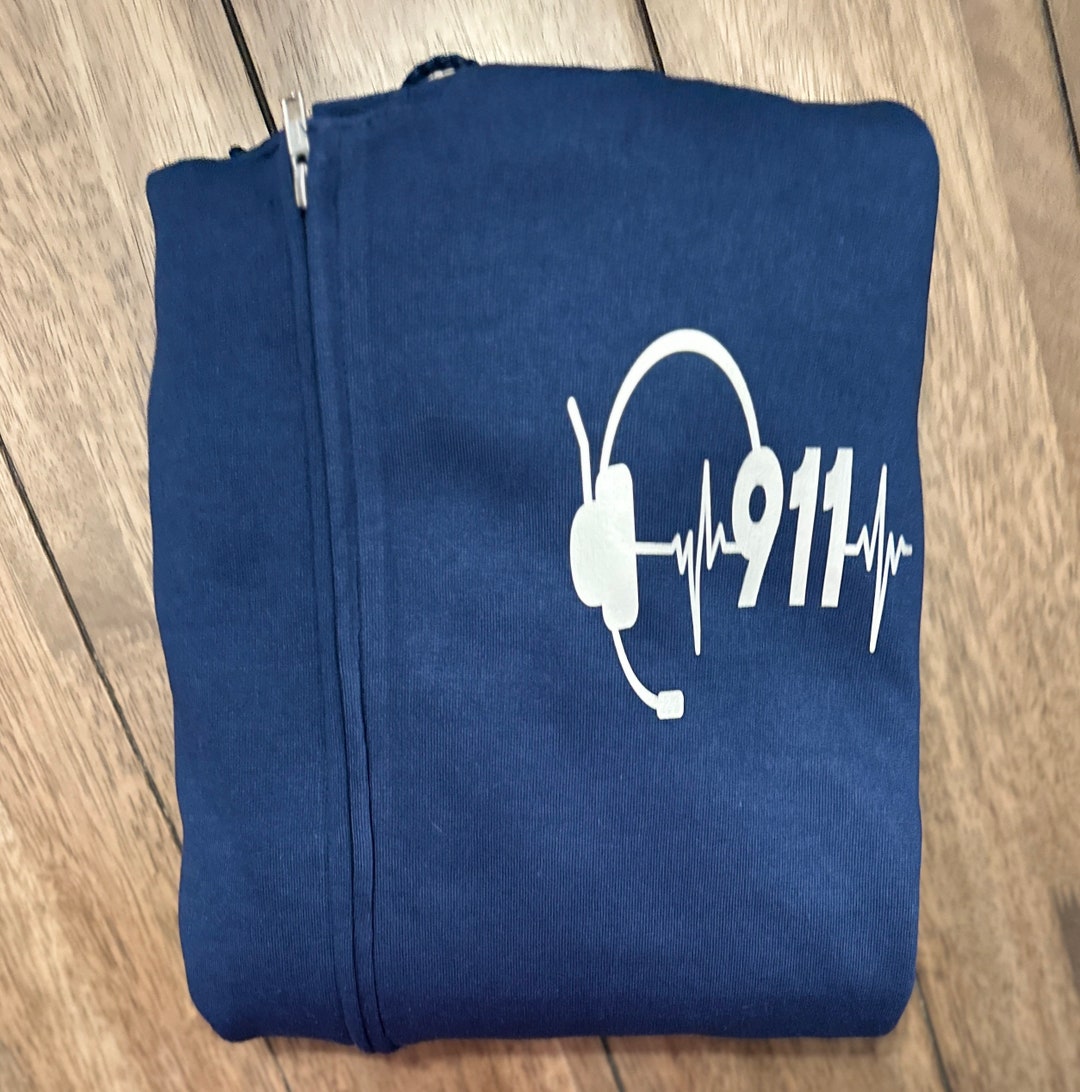 Dispatcher Zipper Hoodie Dispatcher Gifts/ 911 Dispatcher - Etsy