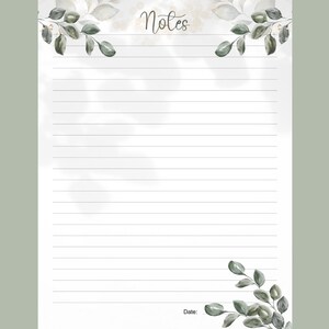Green Floral Digital Planner - Etsy